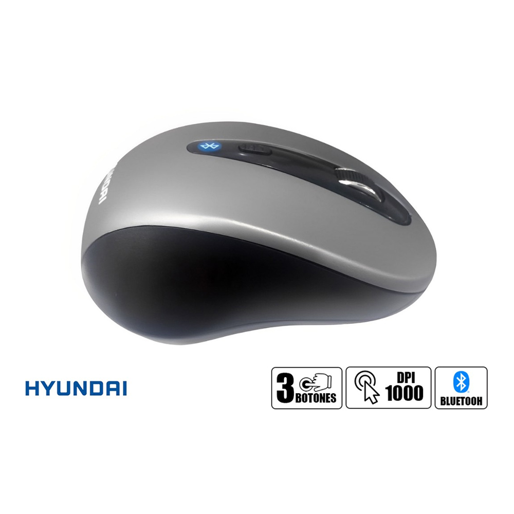 Mouse Bluetooth - Gris claro | Hyundai Technology México